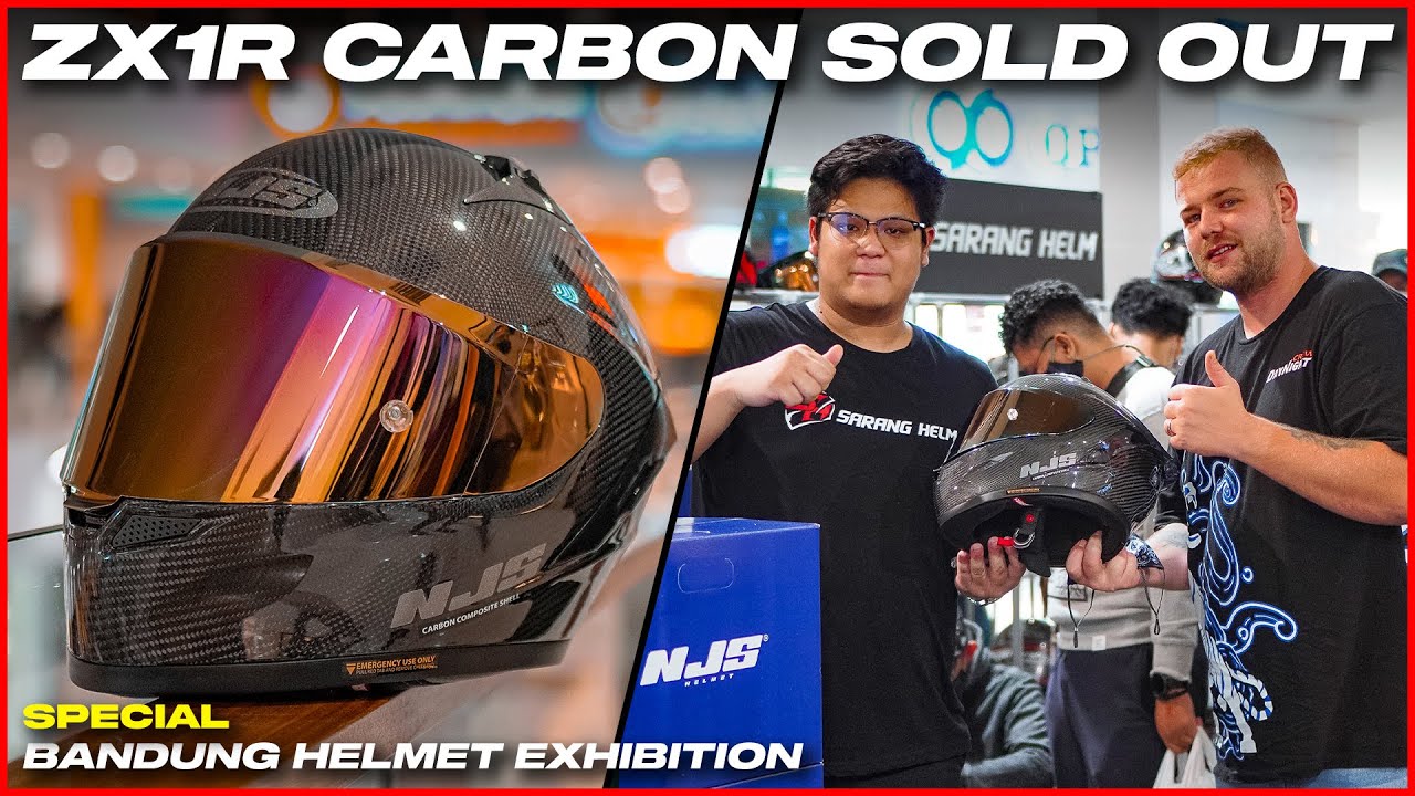 SARANG HELM GOES TO BANDUNG!! ZX-1R CARBON FORGED SOLD OUT 🤯🤯 - YouTube