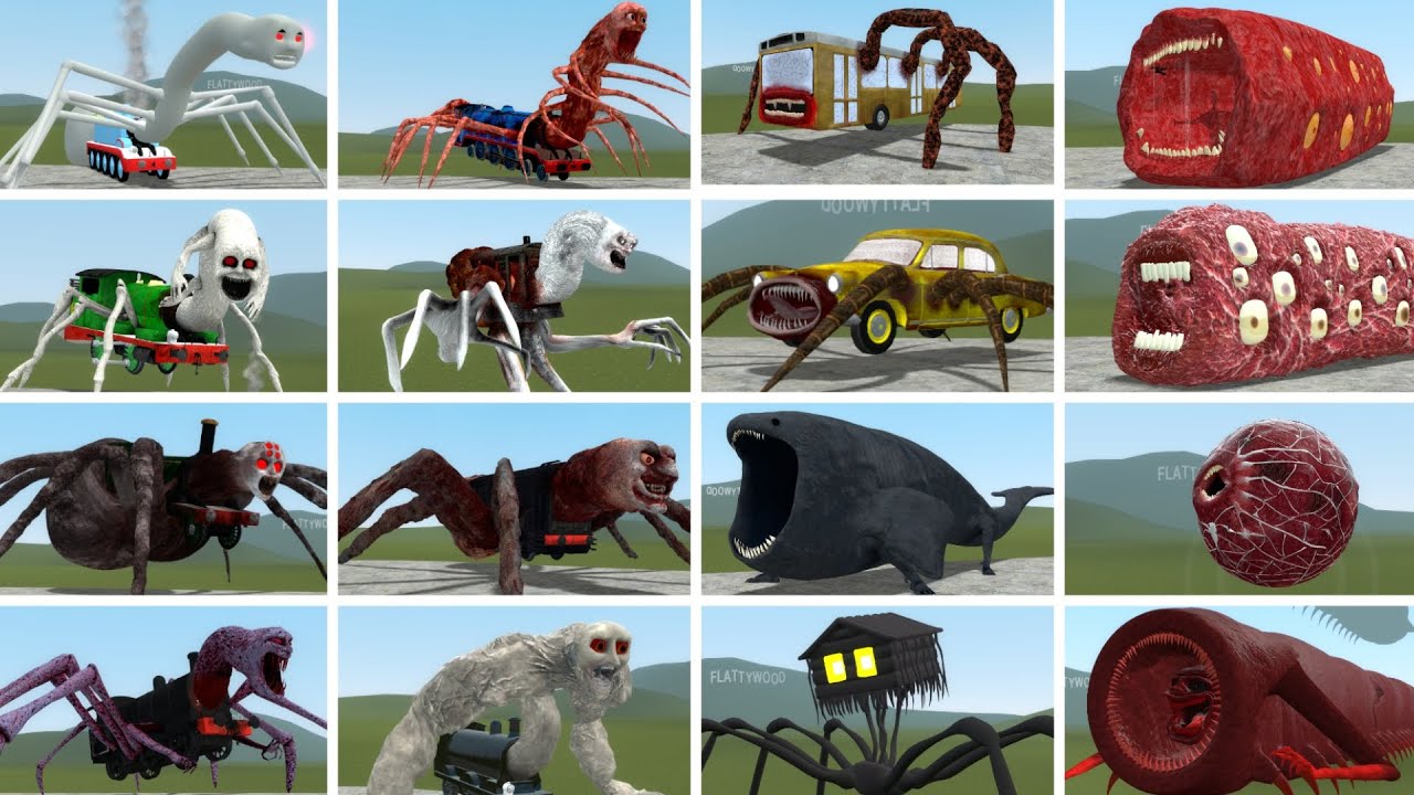 All Thomas Train Family vs Car Eater, Bus Eater, Bloop vs All Train ...