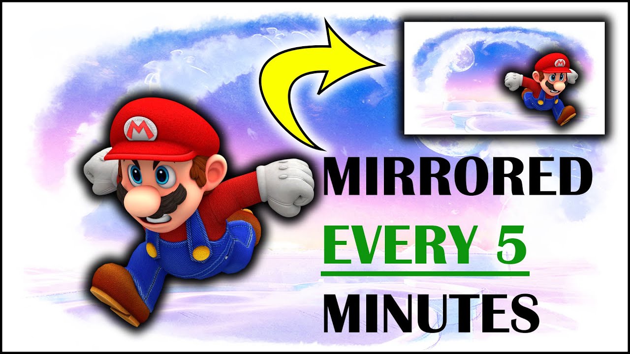 I Played Super Mario Odyssey MIRRORED Every 5 Minutes! - YouTube
