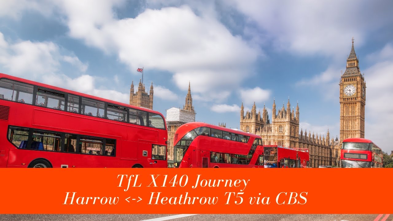 X140 | Harrow to Heathrow TfL Bus Journey | Full Video | Kokula Krishna ...