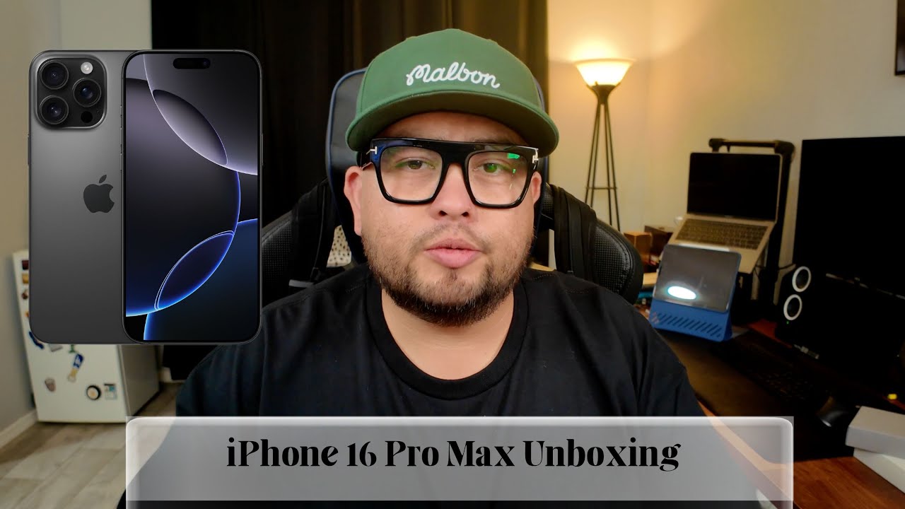 iPhone 16 Pro Max Black Titanium Unboxing - YouTube