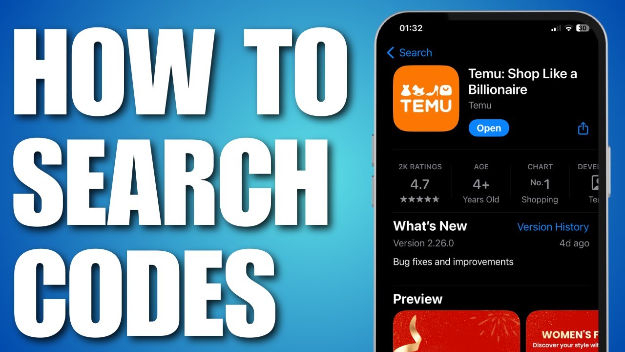 How To Search Codes On Temu (2023) - Full Guide - YouTube