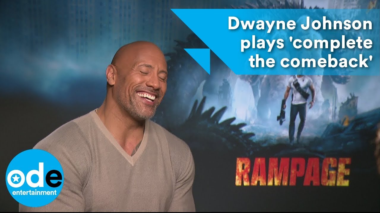 Rampage: Dwayne Johnson plays 'complete the comeback' - YouTube