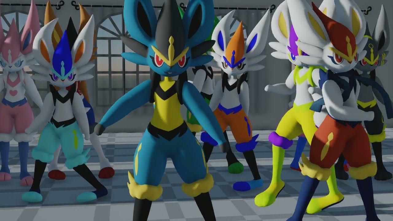Cinderace [MMD] - 123! - YouTube