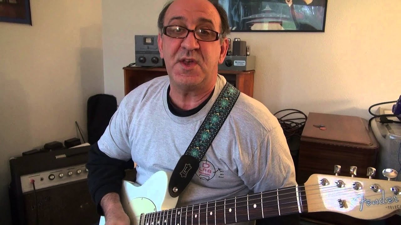 Famous Tony Playing the History of the blues on a Tube D-lab amp - YouTube