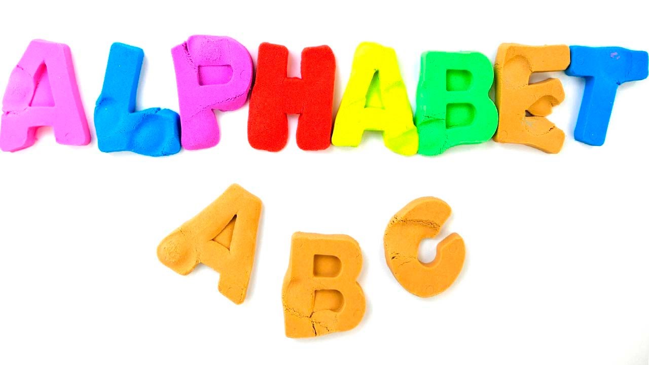 Learn Alphabet with Kinetic Sand | ABC Song For Kids | Sand alphabet ...