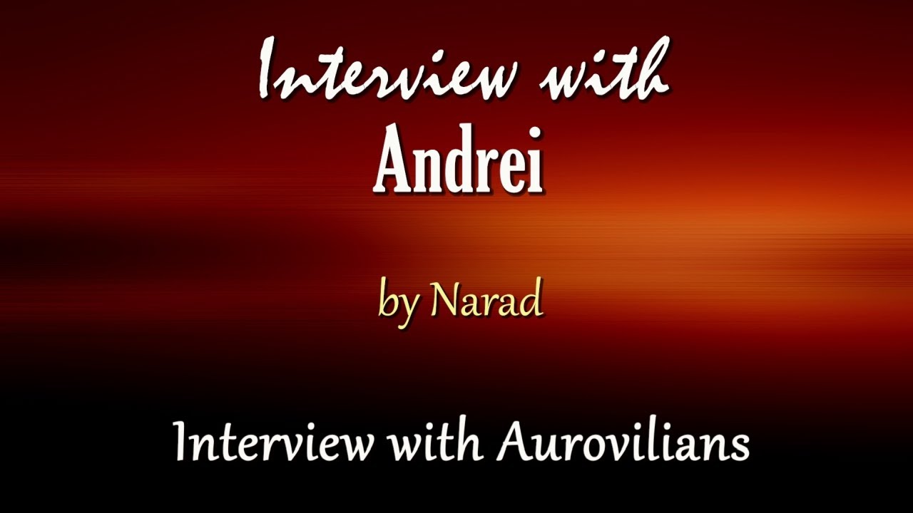 Interview with Andrei by Narad - YouTube