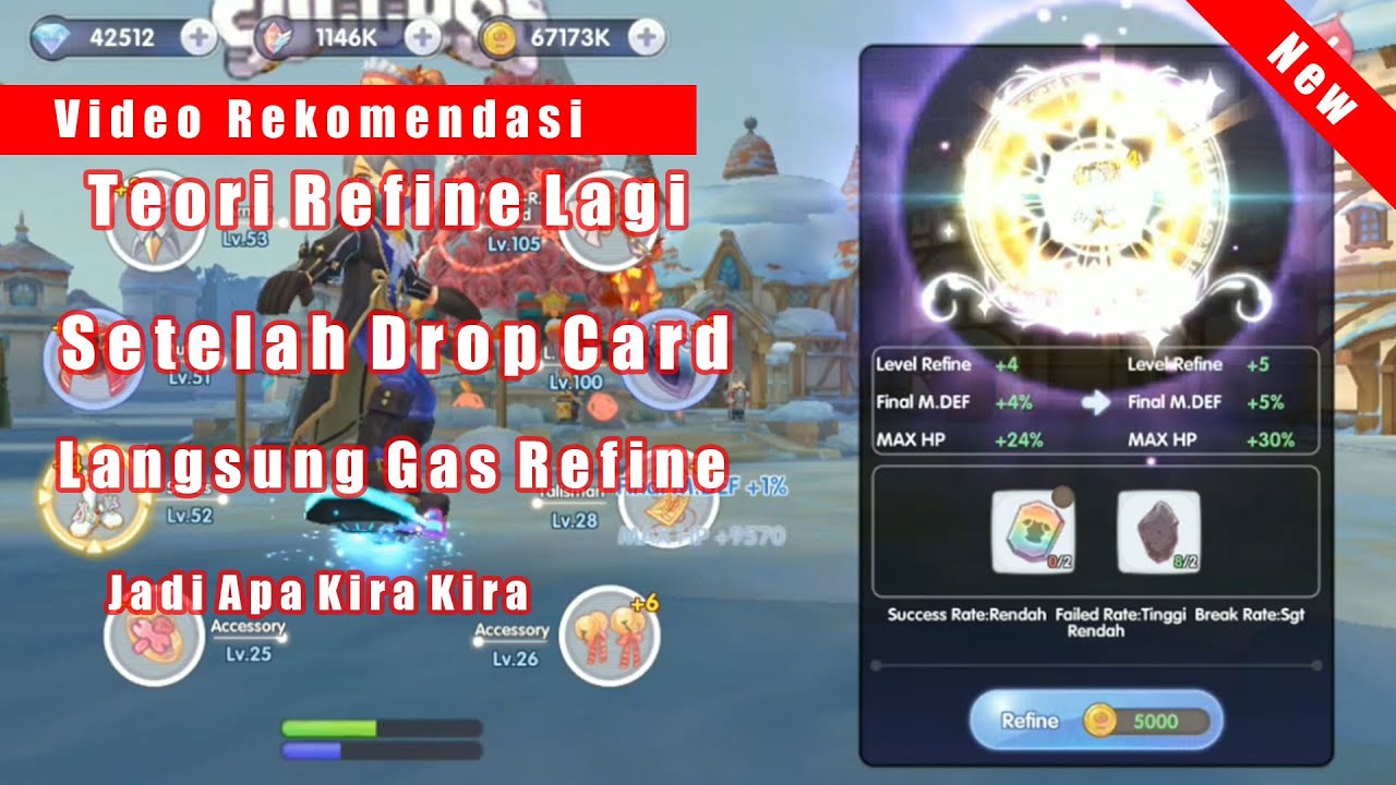Teori Refine Setelah Drop Card Ragnarok X Next Generation Job White ...