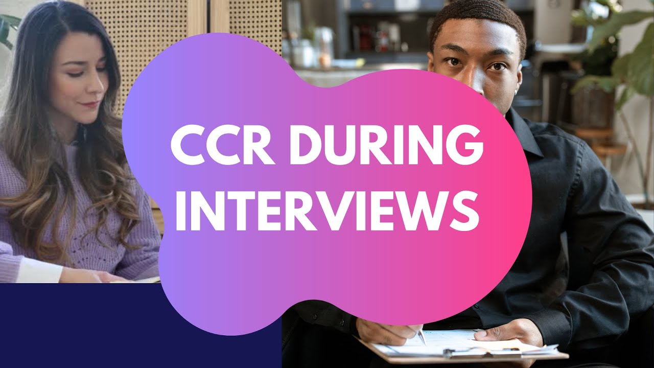 CCR for Job Search - How to showcase your CCR during Interviews - YouTube
