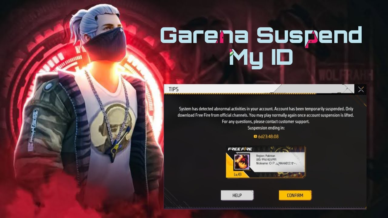 Garena Suspend My FF ID - YouTube