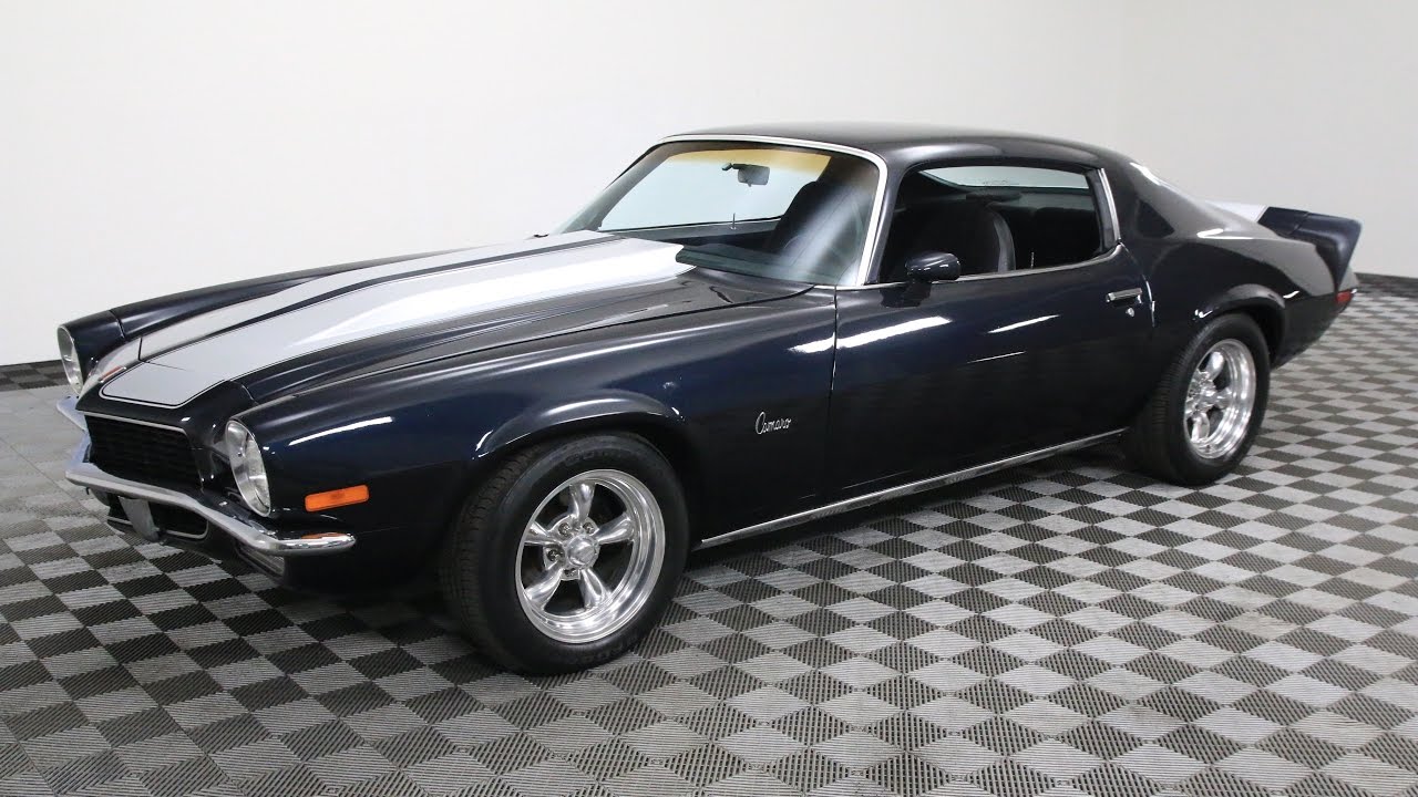 1971 CHEVROLET CAMARO DARK BLUE - YouTube
