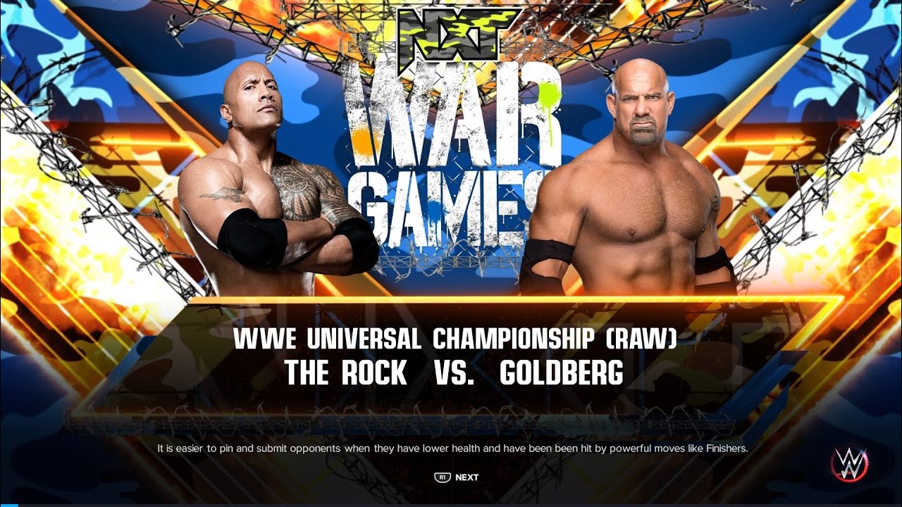 part - 34 Rock vs Goldberg Hell in Cell Universal Championship - YouTube