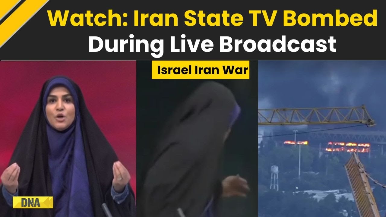 Isarel Iran News: Israel Strikes Iran's State TV During Live Broadcast ...