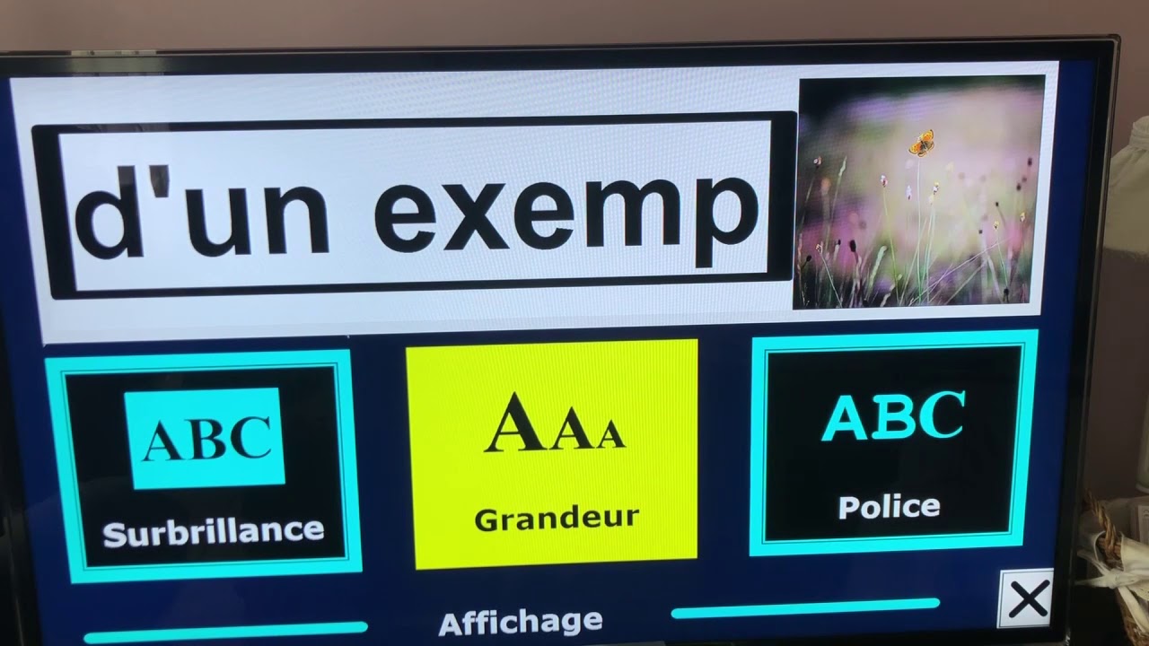 Feature Pack Sur Téléviseur Avec ClearReader Machine à Lire OCR Sur ...