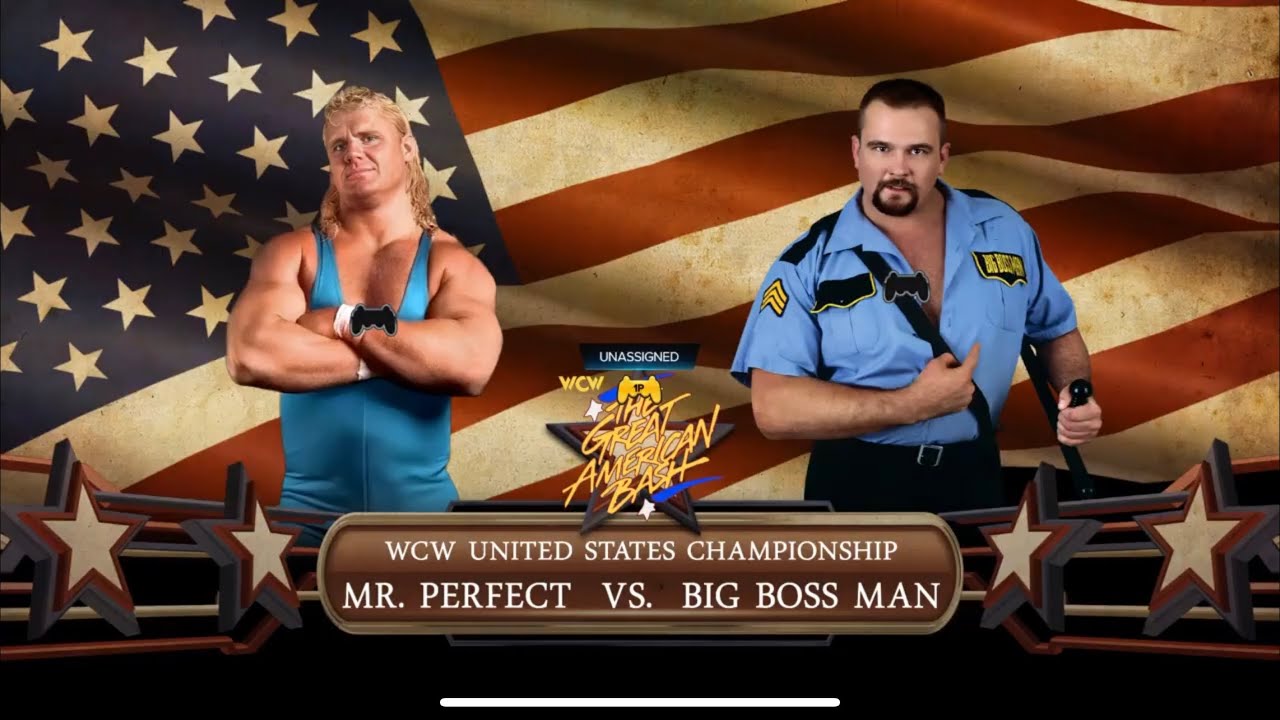 Mr Perfect Vs Big Boss Man wcw 2k23 - YouTube
