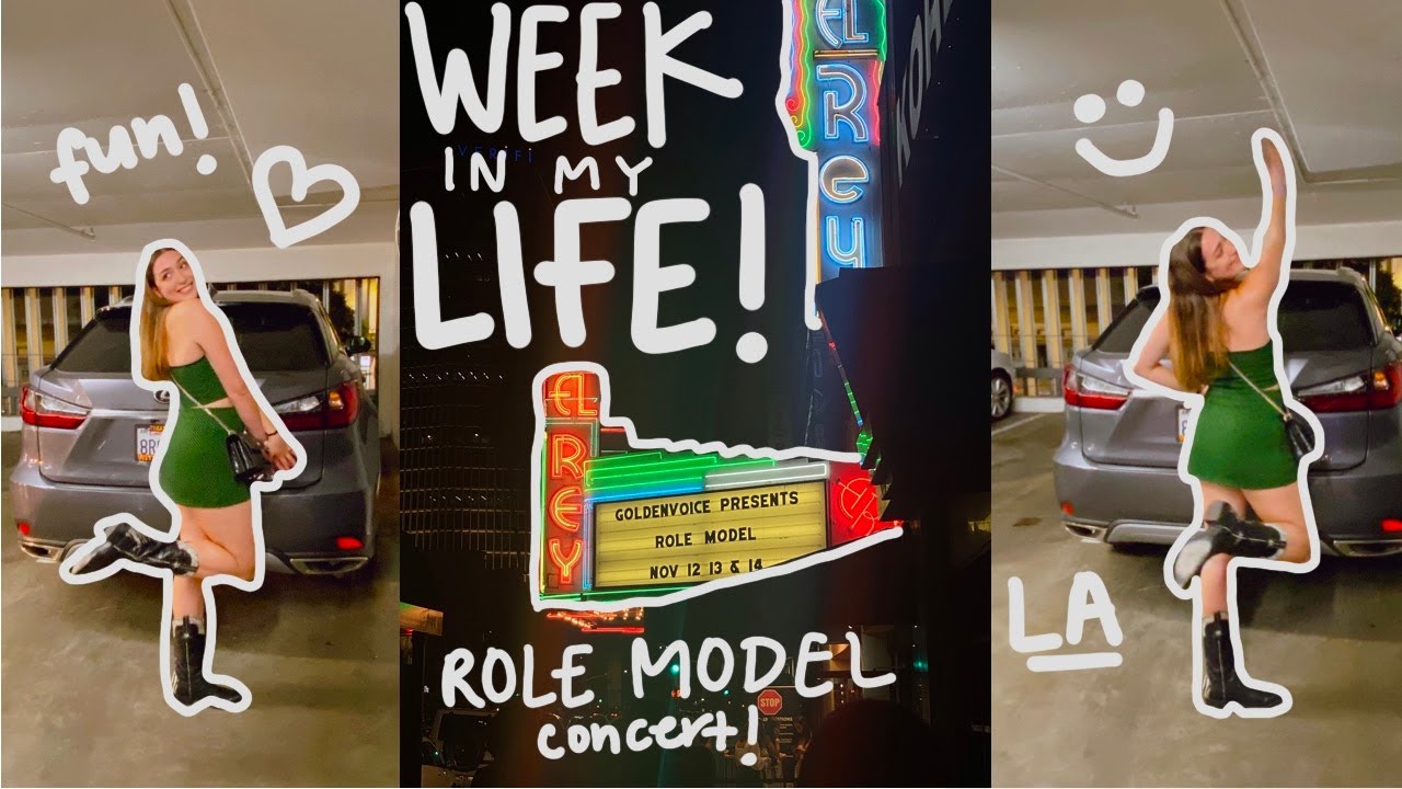 week in my life! | role model concert, class, and cooking! - YouTube