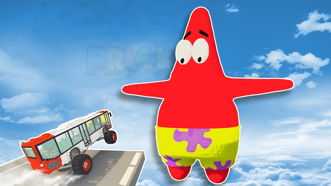 SpongeBob's Patrick vs. Insane Cars | Epic Teardown Showdown! - YouTube