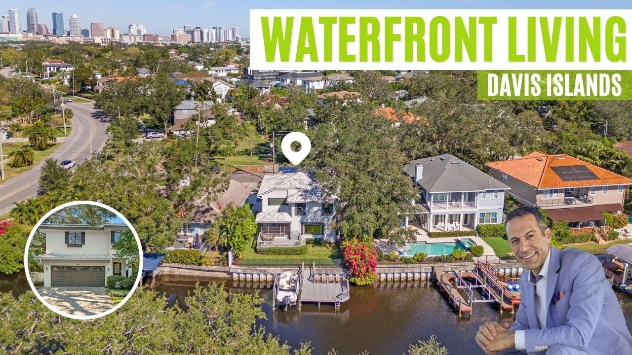 Davis Islands Waterfront Homes Tour - YouTube