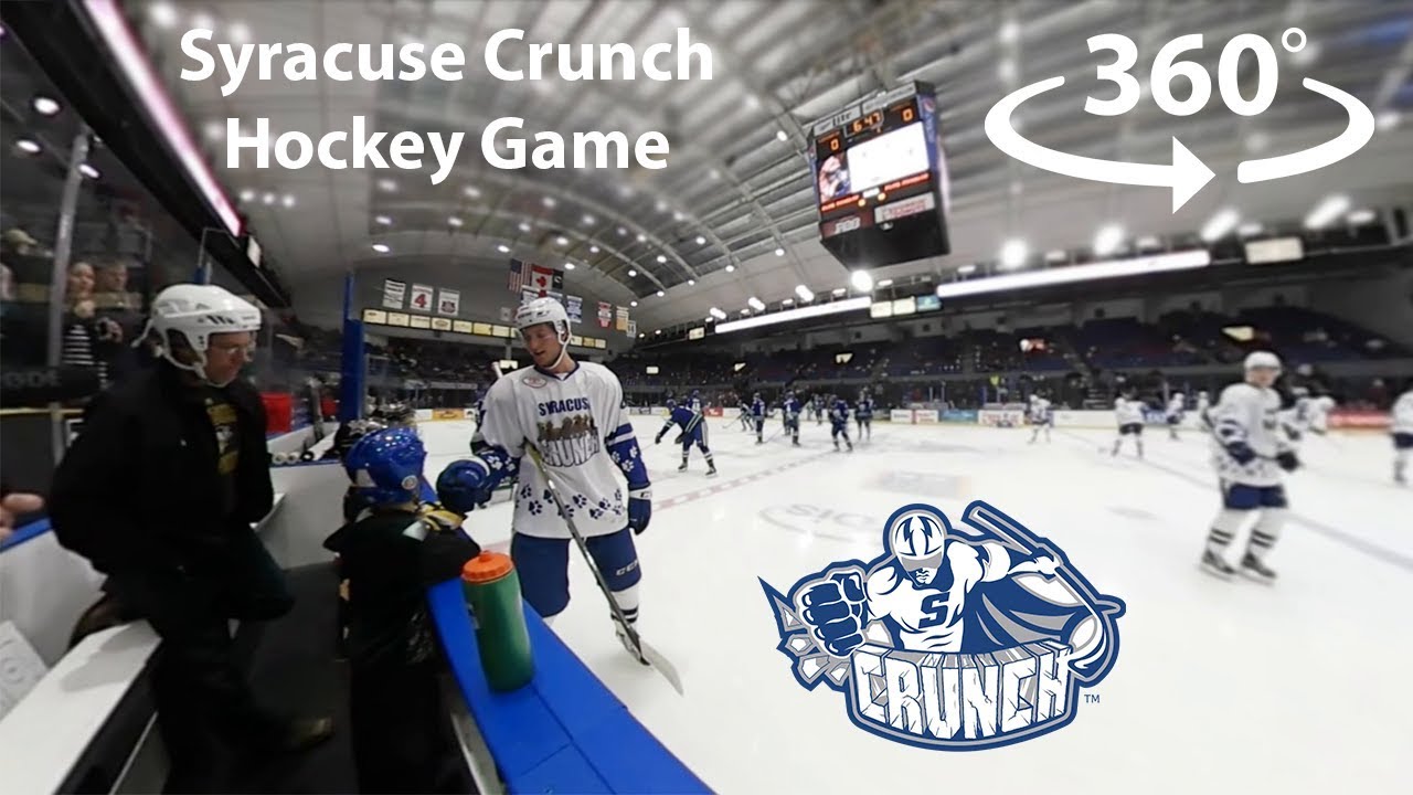Syracuse Crunch Hockey Game in 360 - YouTube