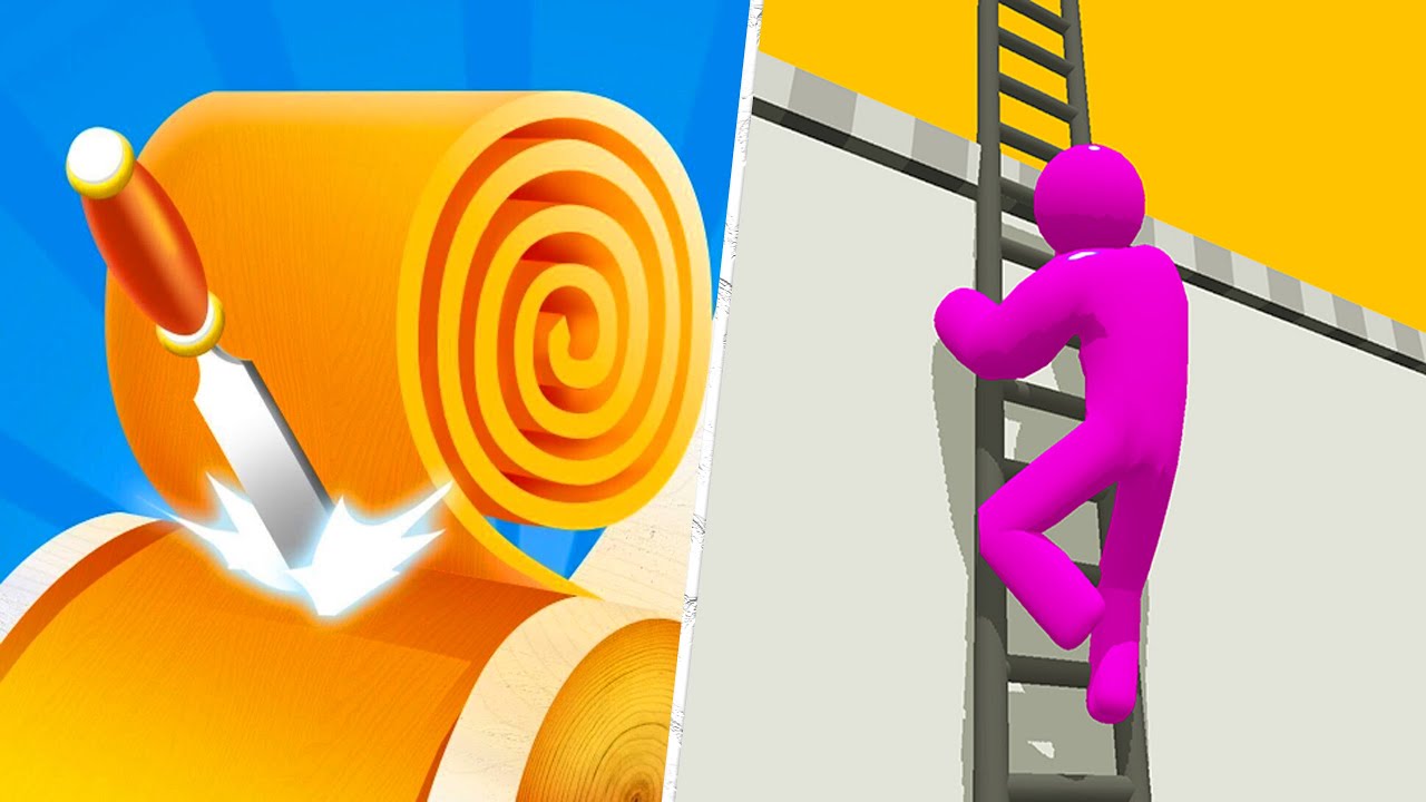 Satisfying Mobile Games 2023 - Spiral Roll, Ladder Master, Marble Run ...