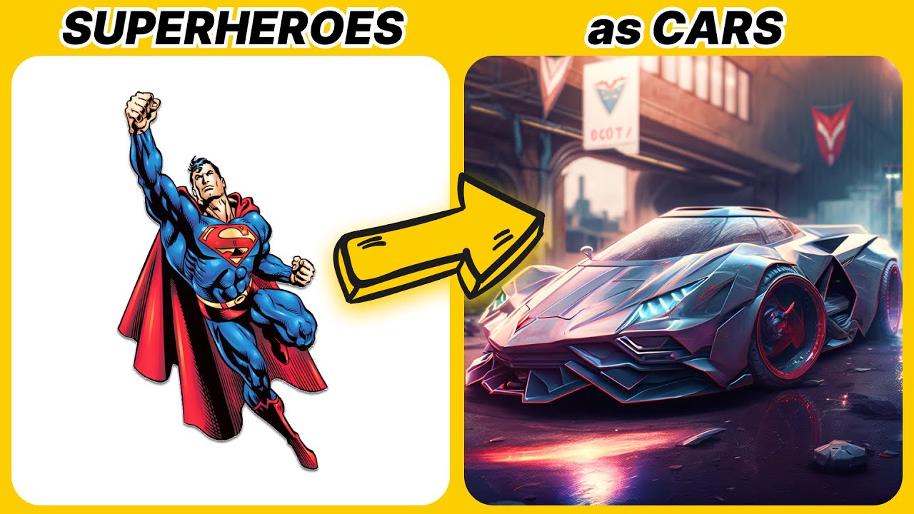 😻 MARVEL and DC SUPERHEROES as CARS ⚡️ AVENGERS BUT CARS PART 1 - YouTube