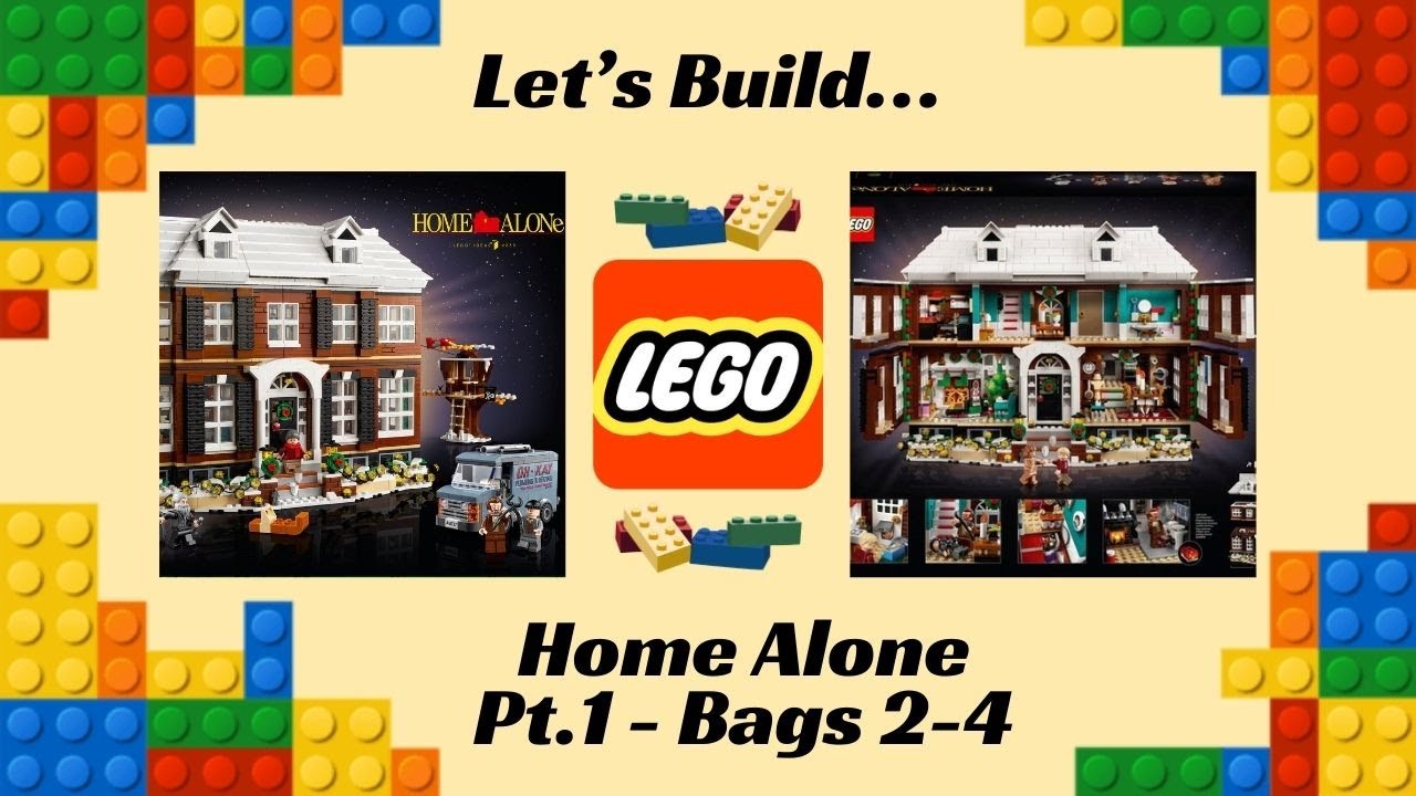 Lets Build Lego Pt.1 - Home Alone bags 2-4 - YouTube