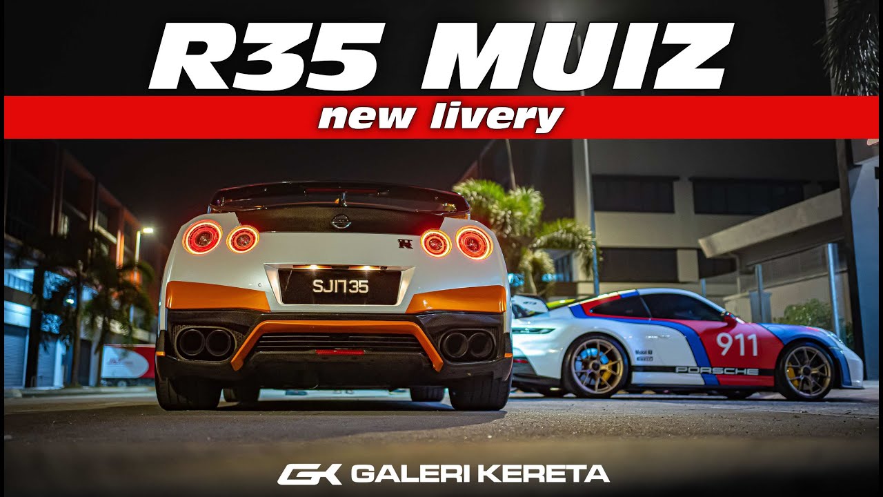 Nissan GTR R35 | New Livery MUIZ Hot Chicken - YouTube