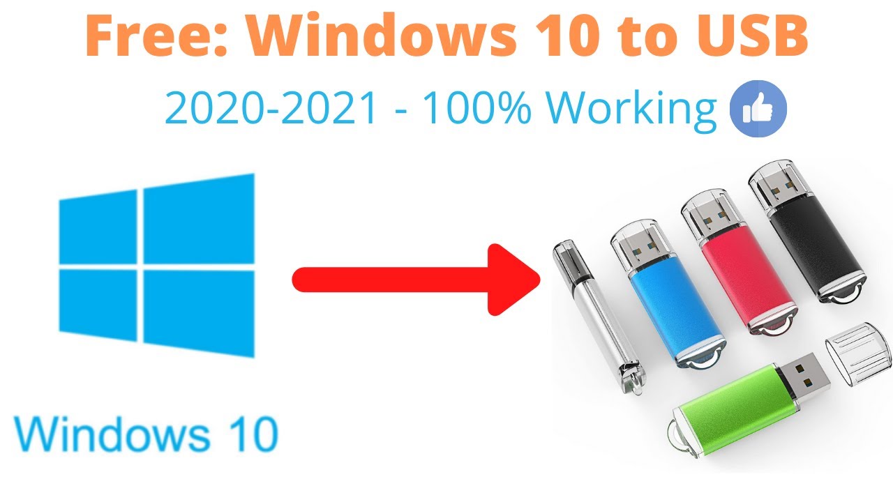 How to make a windows 10 bootable usb flash drive for free (Step by ...