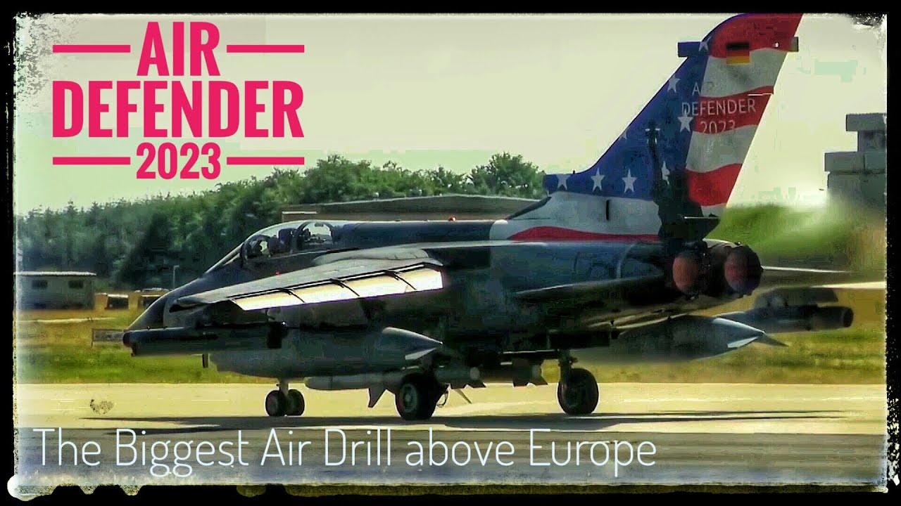 Air Defender 2023 - The Biggest Air Drill above Europe - YouTube