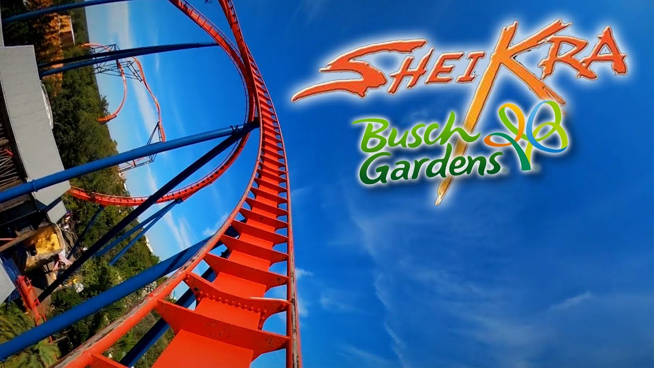 Sheikra Front Row 4K POV // Busch Gardens Tampa // Floorless Dive ...