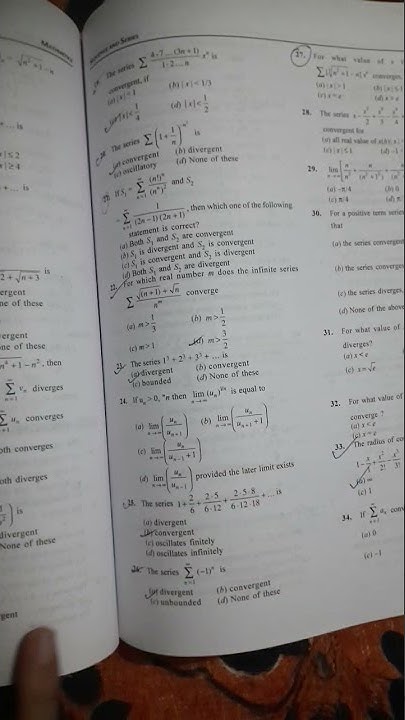 NET JRF, MSC MATHS, CRACK IIT JAM, IIT JAM MATHS, SEQUENCE AND SERIES IIT JAM - YouTube