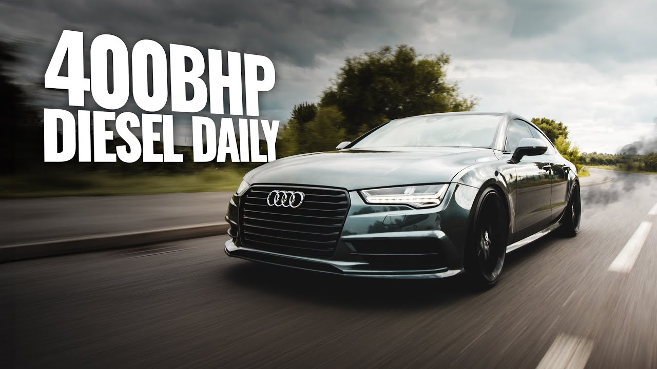 400BHP BAGGED DAILY?!? 🤩 Audi A7 3.0 V6 CTRD💪 - YouTube