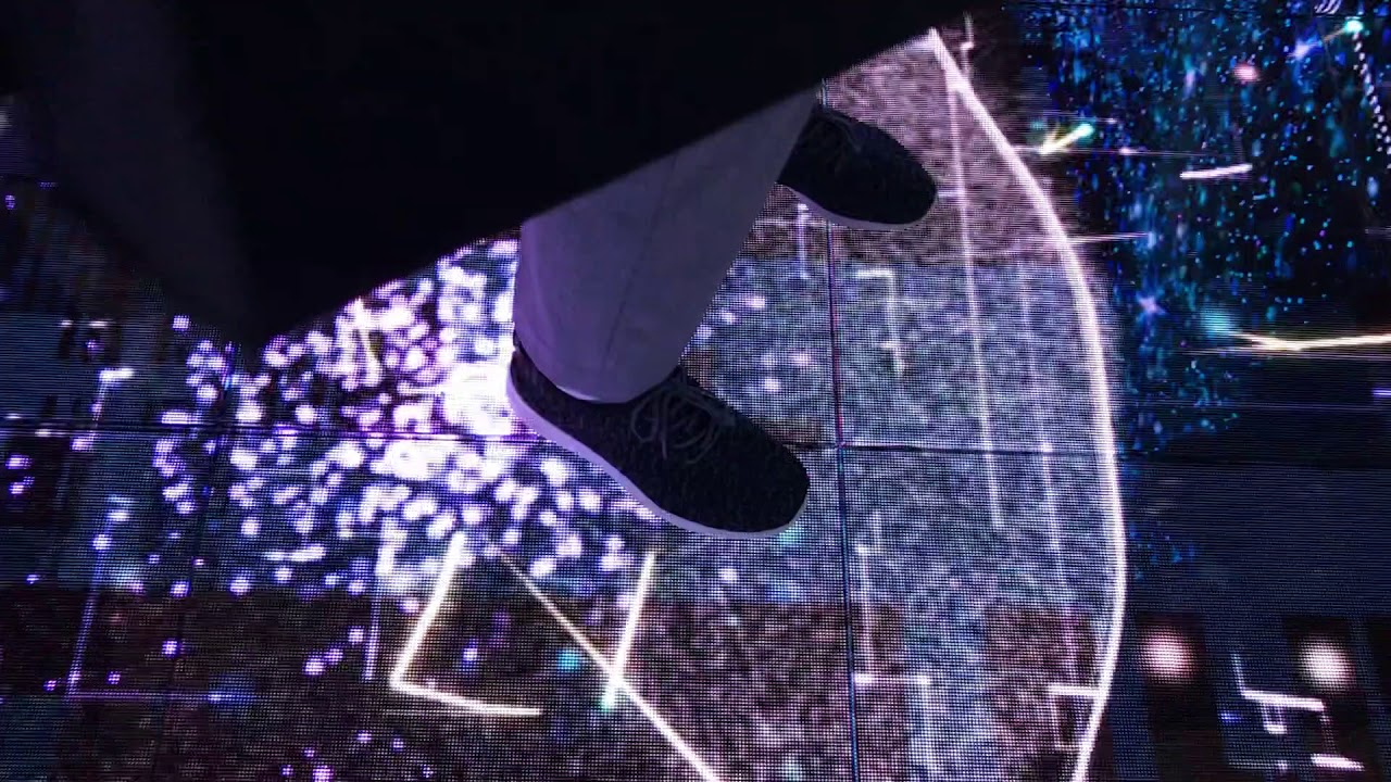 visual effect - interactive wall - YouTube