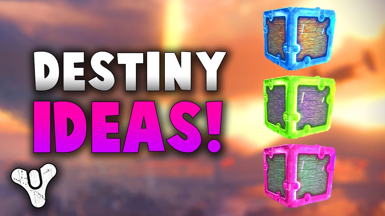 #Destiny: "MORE VAULT SPACE IDEA!" Destiny Vault Containers Idea ...