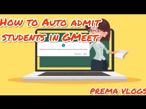 How to Auto admit participants in GMeet - YouTube