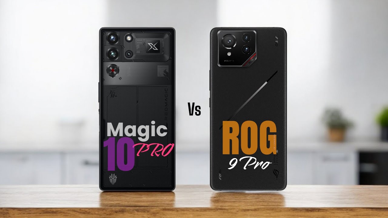 Red Magic 10 Pro ⚡ vs ⚡ ROG Phone 9 Pro Full Comparison - YouTube