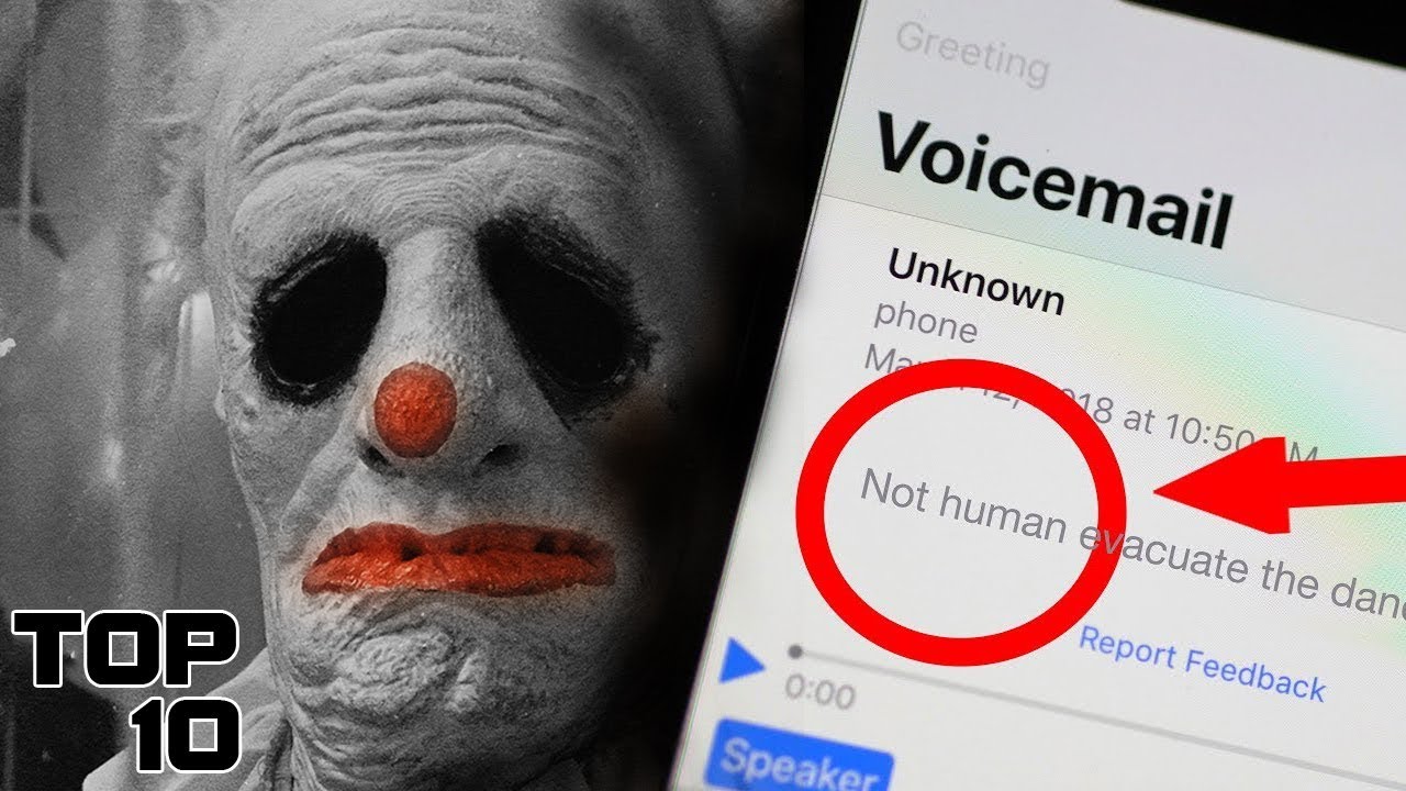 Top 10 Creepiest Voicemails - YouTube