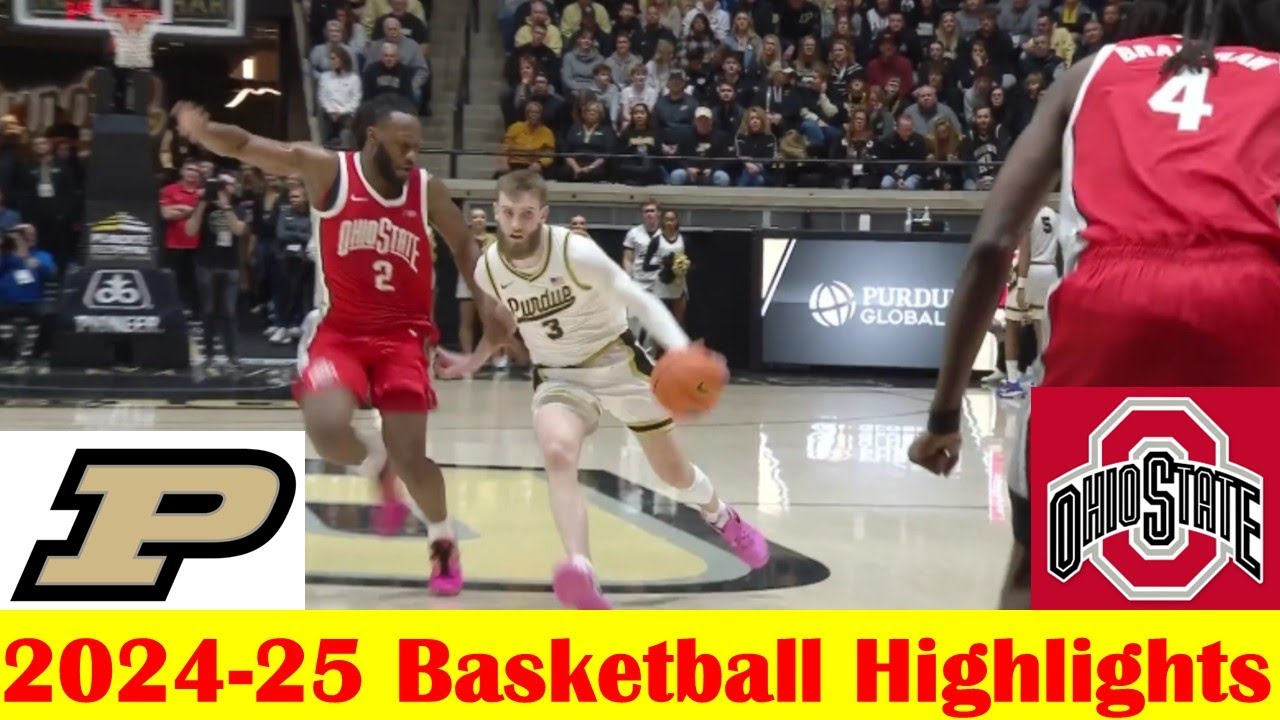 Ohio State vs #11 Purdue Basketball Game Highlights 1 21 2025 - YouTube