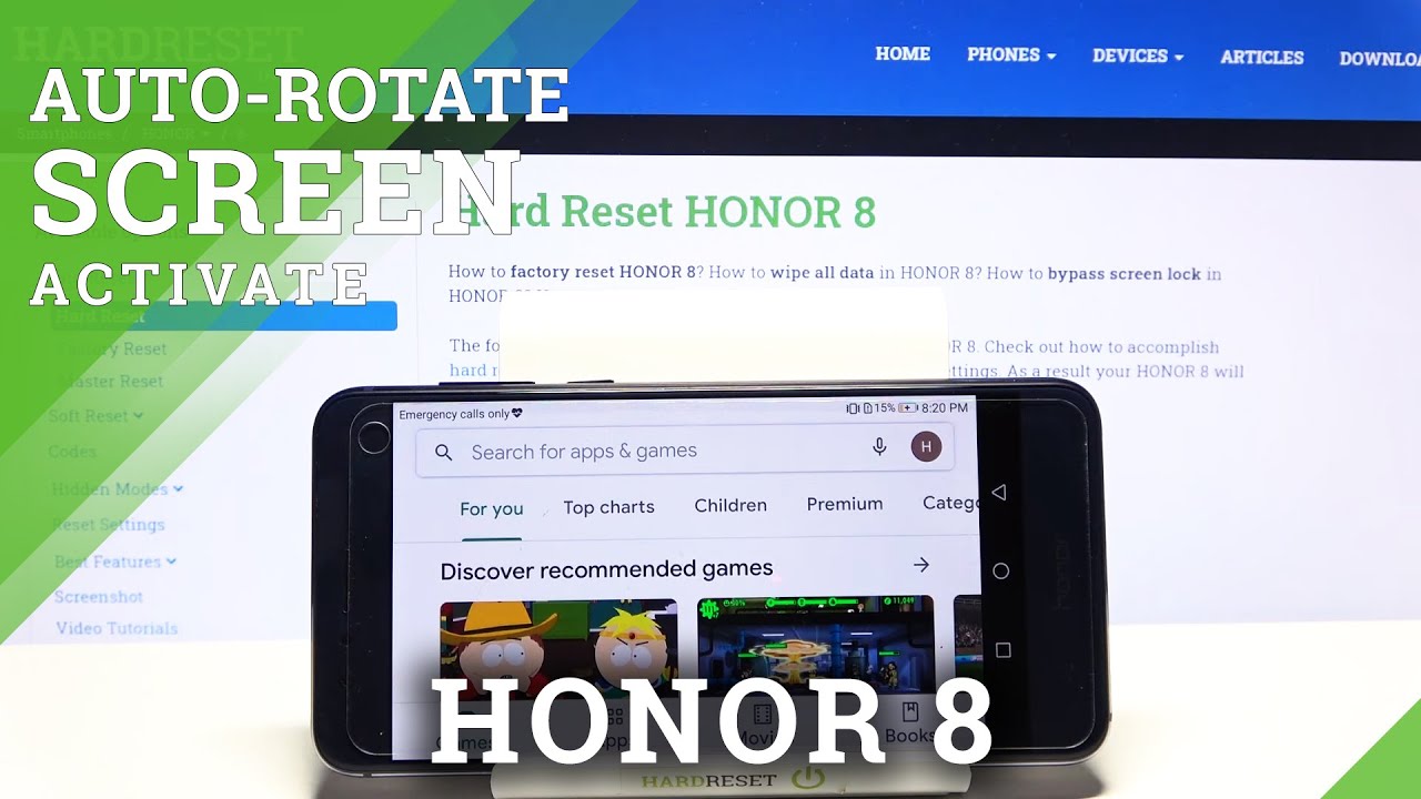 How to Turn On Auto Rotate Screen on HONOR 8 – Enable Rotate Screen ...