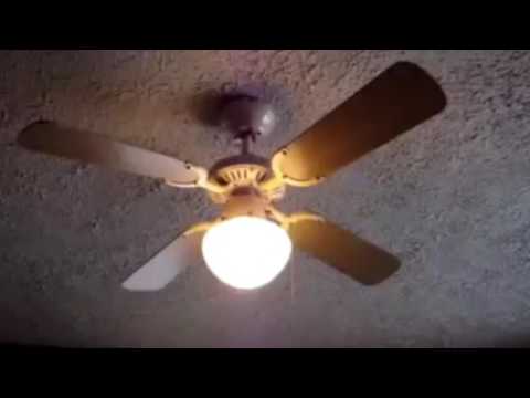 Abused and dead ceiling fans - YouTube