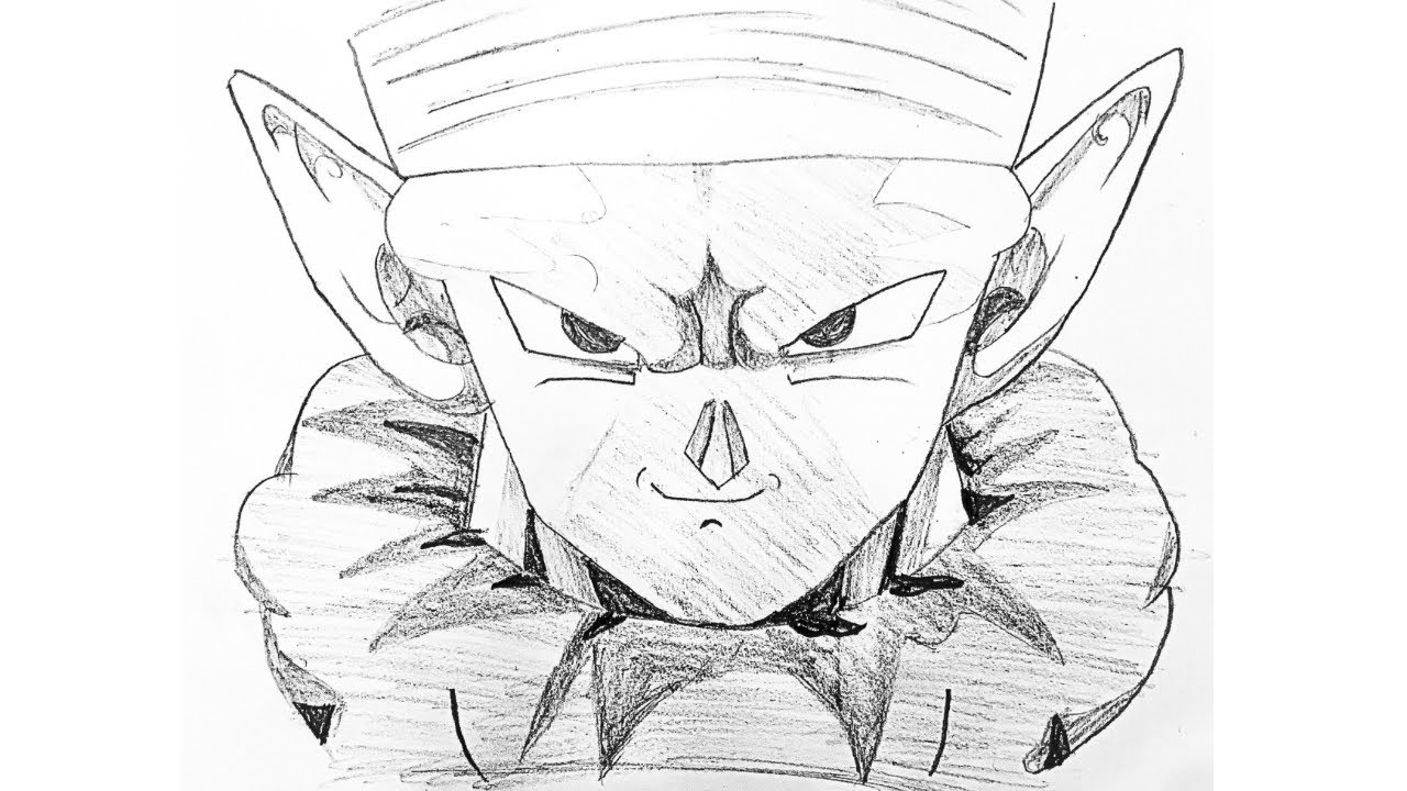 How to Draw Picolo | Easy anime drawing - YouTube