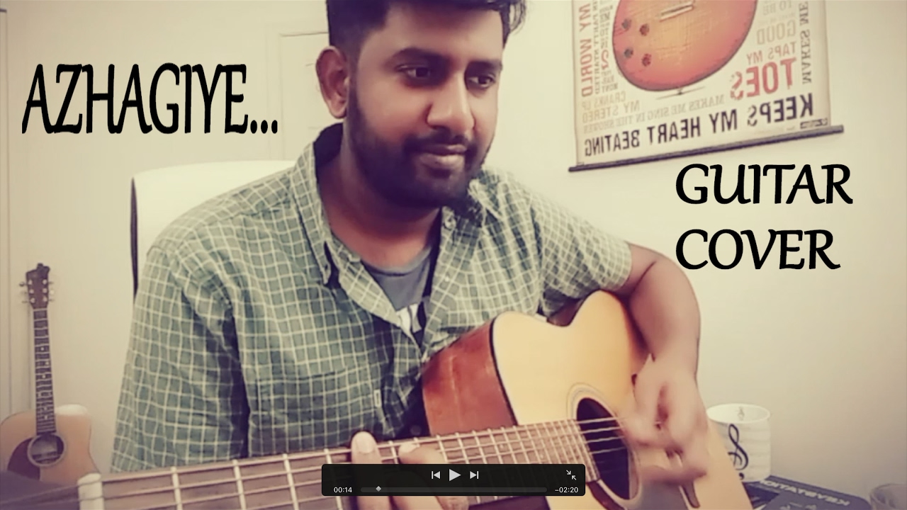 Azhagiye | Kaatru Veliyidai | Guitar Cover | Chords | Hamsaro Cheliya ...