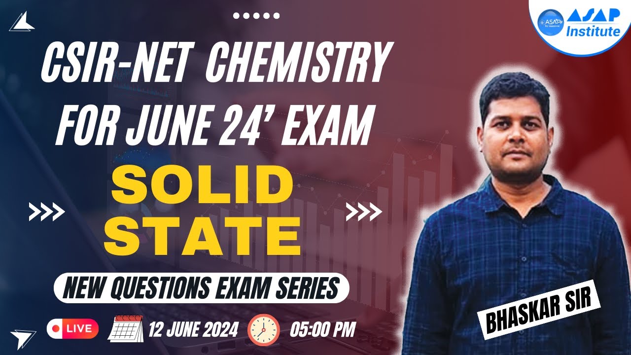 Solid State Practice Session | #csirnet #csirnetjune2024 # ...