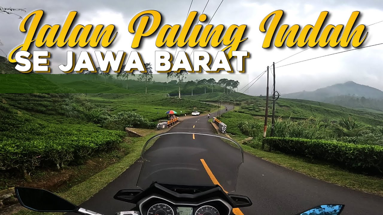 Jalan Paling Indah di Jawa Barat Ranca Bali Naringgul Selatan Cianjur - YouTube
