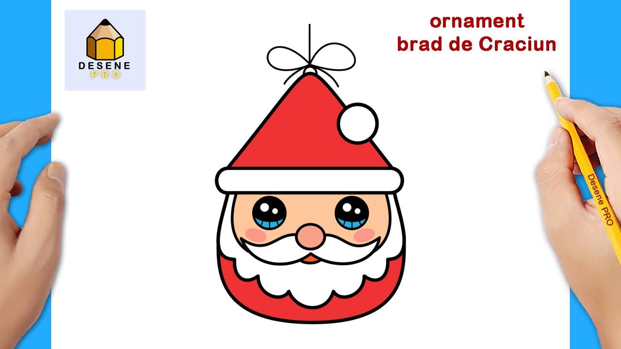 Cum se desenează un ornament brad de Crăciun pas cu pas | Desene de ...
