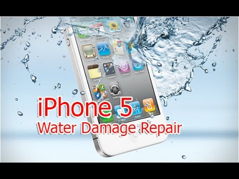 DIY : iPhone 5 Water Damage Repair : By Lamun Softly - YouTube