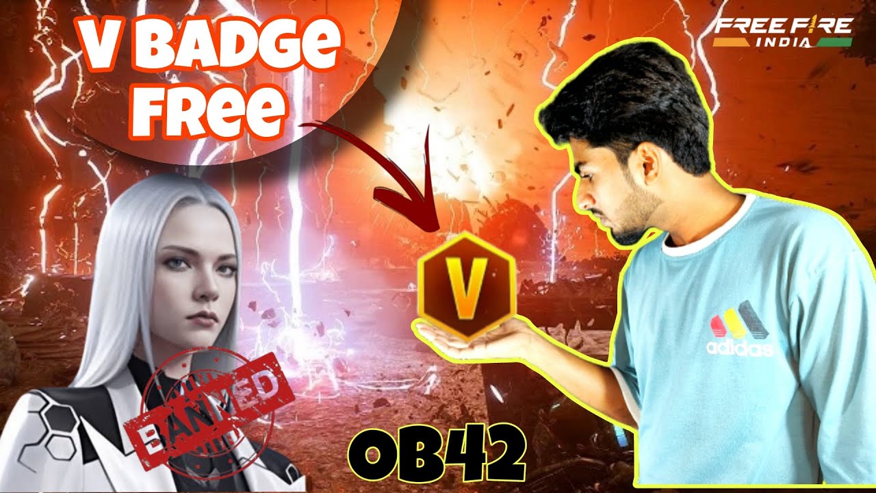 31 Oct OB 42 Update In Free Fire India || How to free v badge in free ...