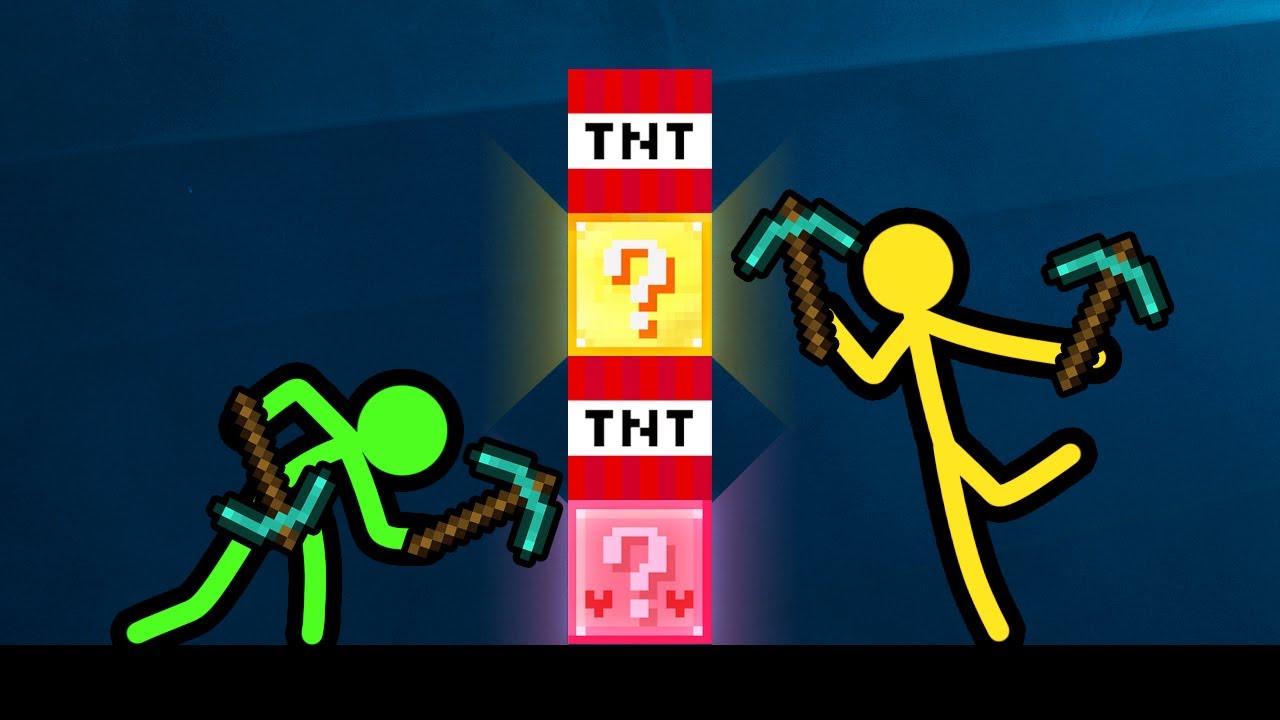 Stickman VS Minecraft: Lucky Block Surprise - AVM Shorts Animation ...