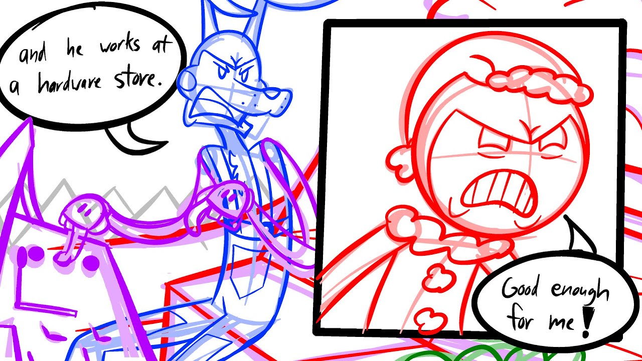 Bendy Steals Christmas Storyboard Animatic - YouTube