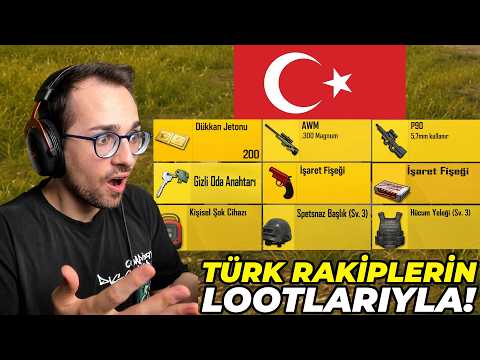 TÜRK BAYRAKLI RAKİPLERİN LOOTLARIYLA WIN ALABİLİR MİYİM? | PUBG MOBILE